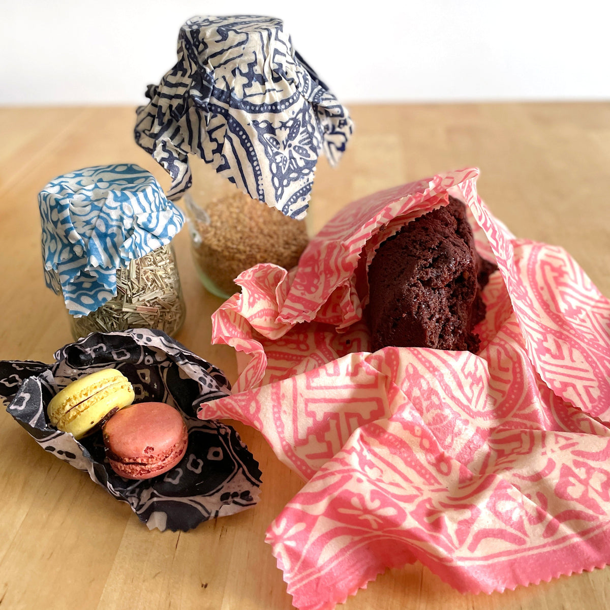 Pre-order Beeswax Wraps Mending Bar – Bamboo Straw Girl