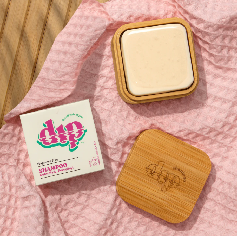 dip Large Shampoo Bamboo Travel Case with Coaster – Bamboo Straw Girl